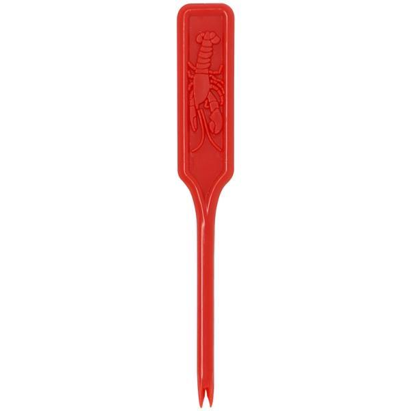 lobster picks/ forks, red plastic – Nikrest