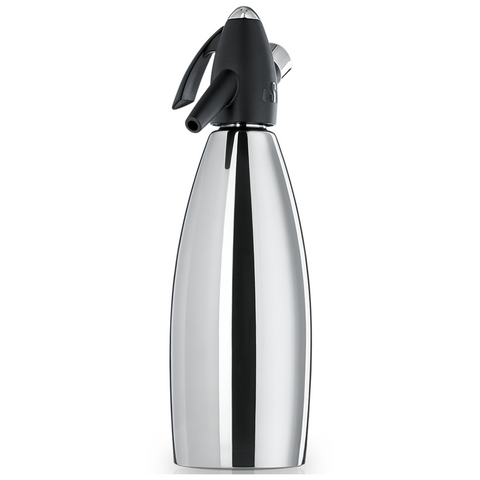 soda syphon by ISO, stainless steel, made in Austria – Nikrest